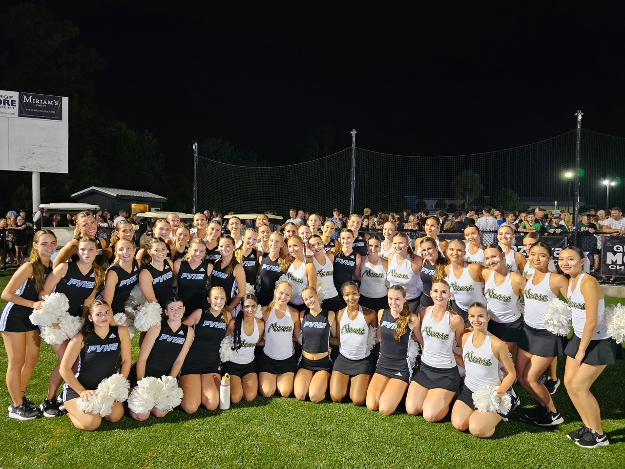 High school dance teams build bridge on the gridiron - Florida NewsLine